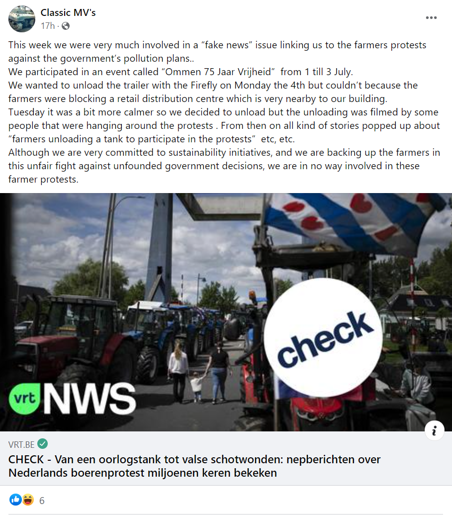 Analysis: Viral social media posts about Dutch farmers’ protests ...