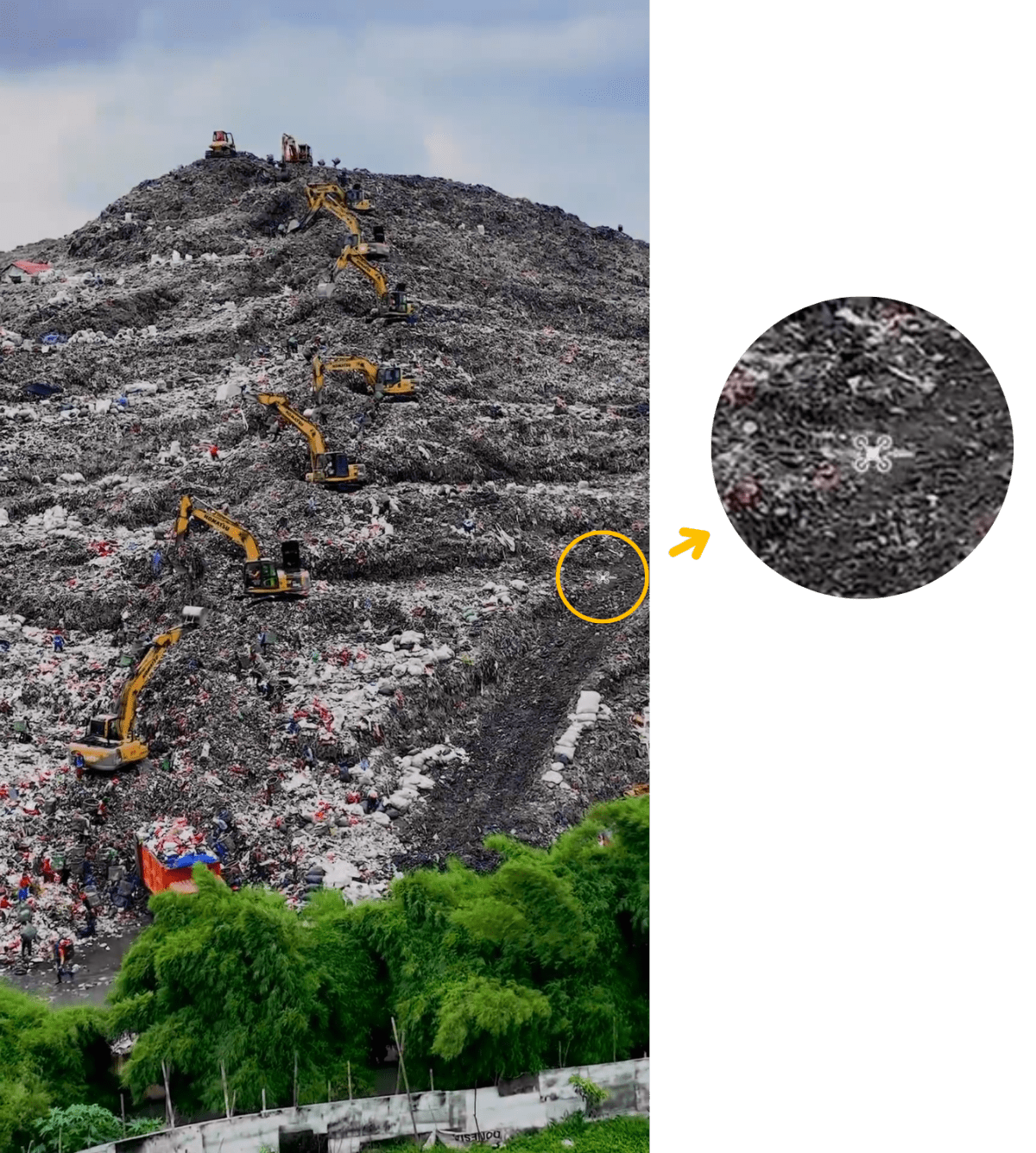 Misleading: This trash mountain is located in Indonesia, not China ...
